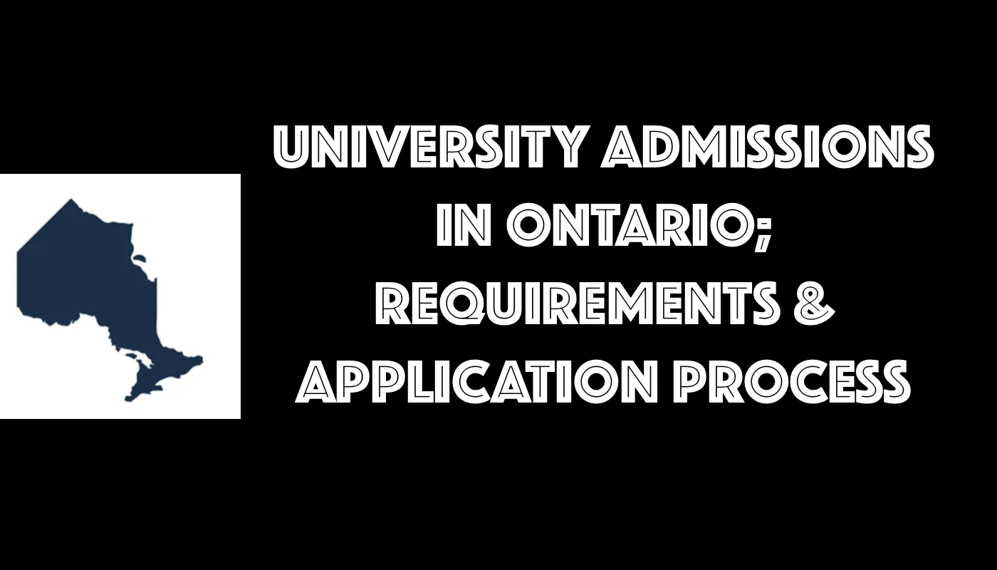 University Admissions in Ontario: Requirements and Application Process ...