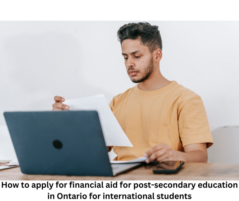 How to apply for financial aid for post-secondary education in Ontario ...